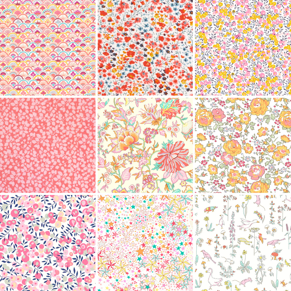 Charm Squares: Corals – DuckaDilly