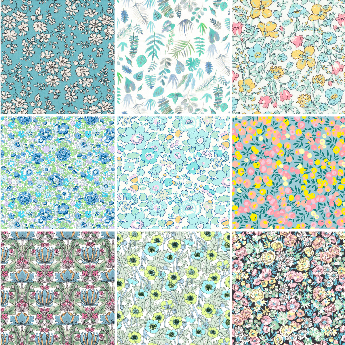 Charm Squares: Aqua – DuckaDilly